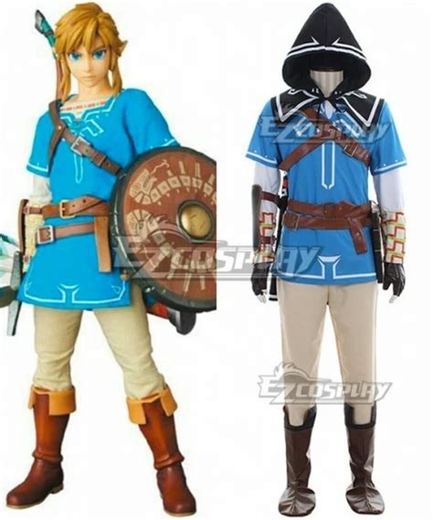 The Legend Of Zelda Breath Of The Wild Link Cosplay Costume £84 00