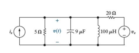 Solved Use The Node Voltage Method To Find The Steady State Chegg