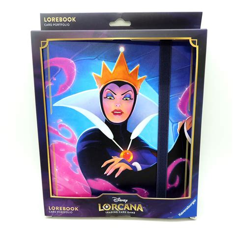 Disney Lorcana Binder 4 Pocket Lorebook Maleficent Madtoyz