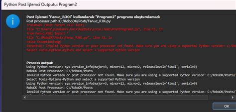 Select A Post Processor For Fanuc