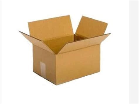 Brown 6 X 4 X 3 5 Inch Matt Laminate Rectangular Plain Corrugated Board Box At Best Price In