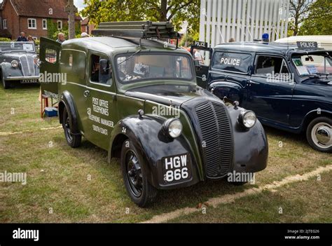 A Morris Z Chassis Van From The 1940s In Post Office Telephones Livery On Display At