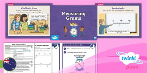 Level 3 Mass Recognise Standard Units Of Mass Lesson 1