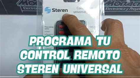 Control Universal Steren Cómo Configurarlo Sin Códigos Método