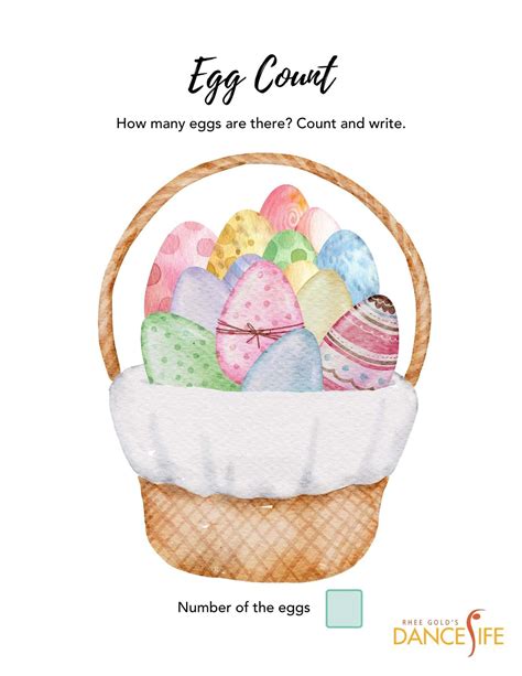 Rhee Golds Dancelife Store Easter Activity Pack For Dancers