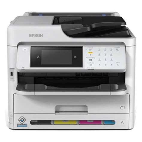 Epson Workforce Pro Wf C5890dwf Multifunction Printer Silver Techinn