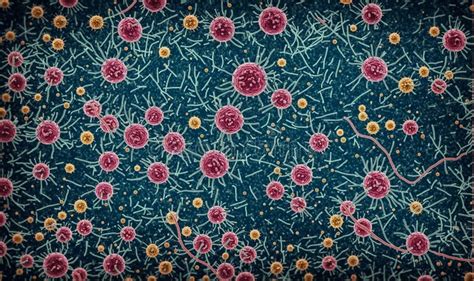 A Microscopic Visualization Of A Diverse Bacterial Microbiome With