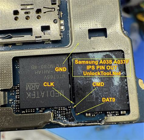 Samsung A15 A155f A155m Test Point Unlocktool