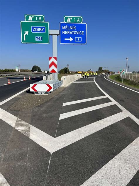 Plynulejší Doprava Na Dálnici D8 Díky MÚk Zdiby Vinci Construction Cs