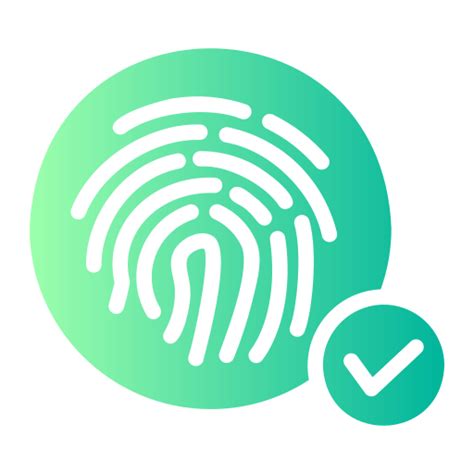Biometric Recognition Generic Gradient Fill Icon Freepik