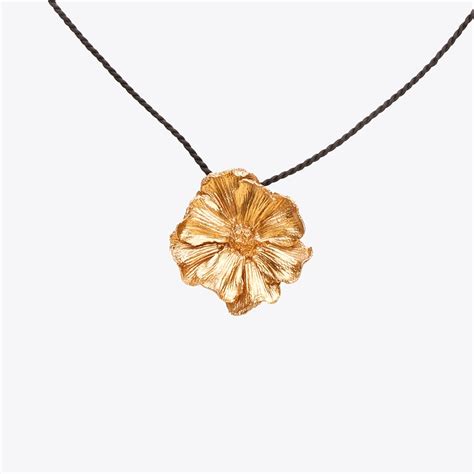 Bronze Pendant And Silk Blom Protea Silvan