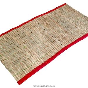 Kusha Grass Meditation Mat Darbha Grass Prayer Mat Prayer Rug