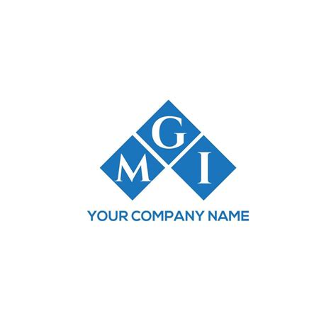Mgi Letter Logo Design On White Background Mgi Creative Initials