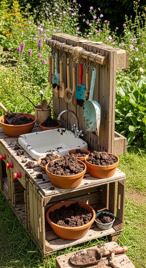 Diy Mud Kitchen Designs To Spark Imagination And Messy Fun Mud Kitchen