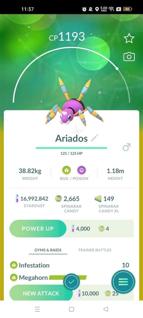 Spinarak Evolution Chart Pokemon Go Spinarak Stats Best Moveset