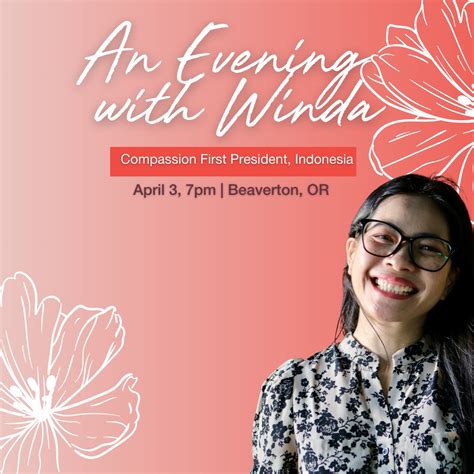 You Are Invited To Join Us For A Compassion First