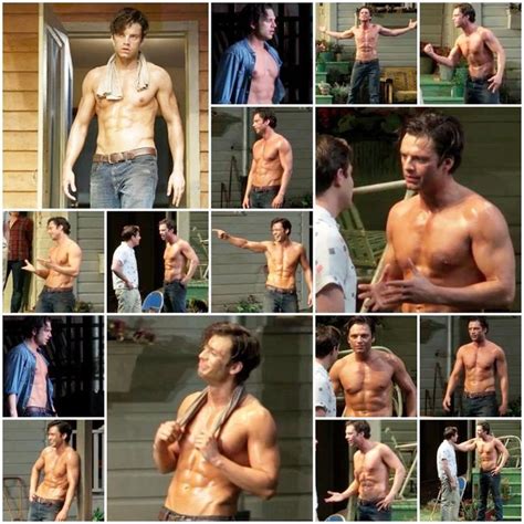 Sebastian Stan Shirtless Winter Soldier