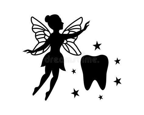 Tooth Fairy Clip Art Black And White