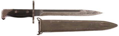 Experimental T2 Hot Point M1 Garand Bayonet With Scabbard Rock Island