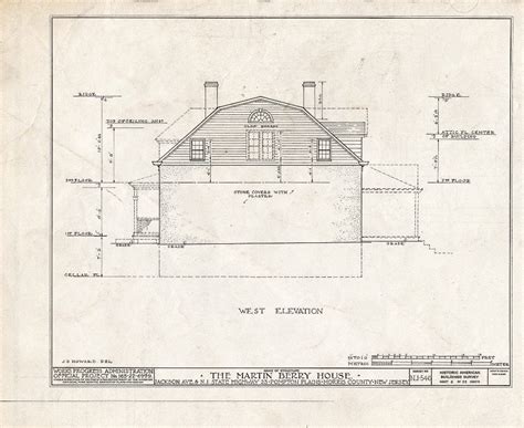 Historic Pictoric Blueprint Habs Nj14 Pompl2 Sheet 6 Of 22