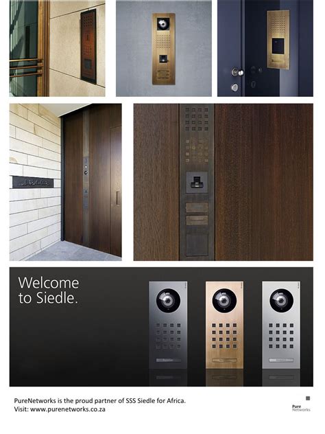 Sss Siedle Burnished Brass Intercom For Stylish Front Doors