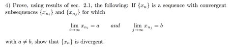 solved 4 prove using results of sec 2 1 the following