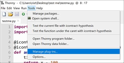 github mristin thonny icontract hypothesis automatically test python code using icontract