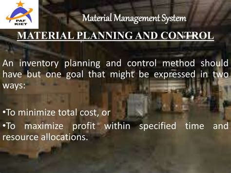 Material Management System Ppsx