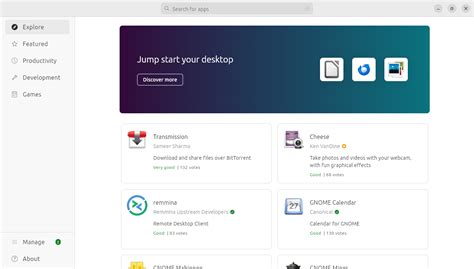 app center for ubuntu 24 04 is made with flutter ezone
