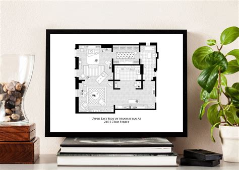 Sex And The City Floor Plan Carrie Bradshaw New York City Apartment — Floor Plans By Matilda