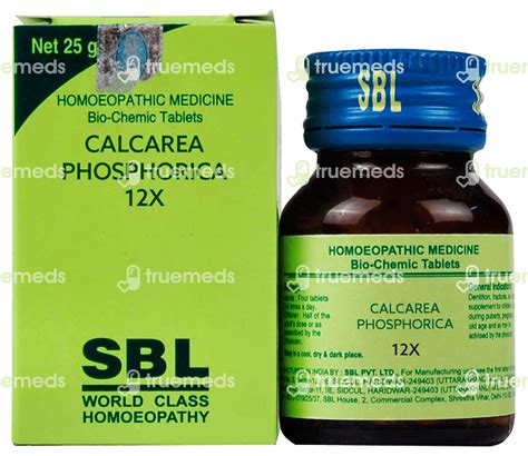 Sbl Calcarea Phosphorica Biochemic 12 X Tablet 25 Gm Uses Side