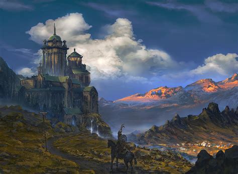 Artstation Cliffside Castle