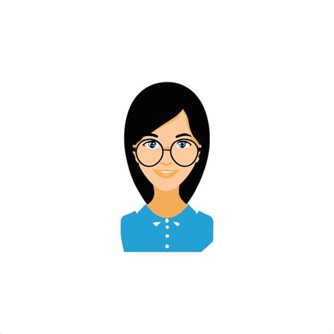 Woman Face Glasses Vector Art Icons And Graphics For Free Download