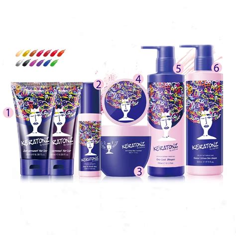 Keratonz Semi Permanent Hair Dye 14 Colors For Salons
