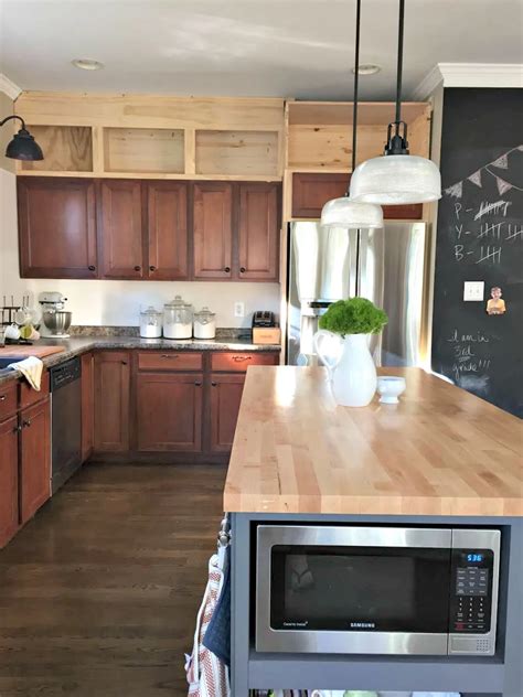 Extending Kitchen Cabinets Up To The Ceiling Thrifty Decor Chick