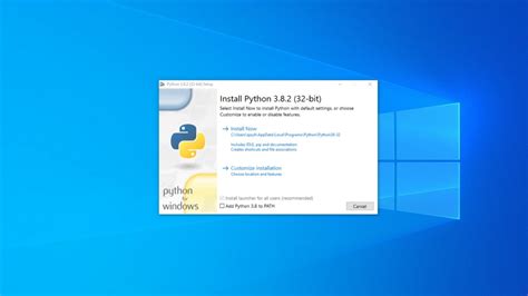 How To Install Python 382 On Windows 10 2020 Youtube
