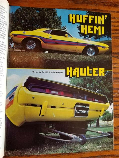 Vintage Autobuff Magazine March 1984 Automobilia Hemi Pontiac Gto