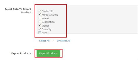 OpenCart Export Products Data Into CSV Opencart