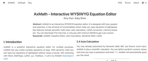 mathtype alternative amelauniversal
