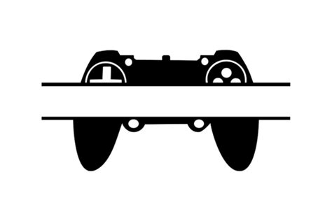 Gamer Controller Split Monogram Graphic By Pt Designs · Creative Fabrica