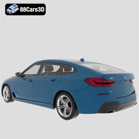 Bmw 6 Series G32 Gran Turismo M Sport 2017 3d Model Luxury Fastback
