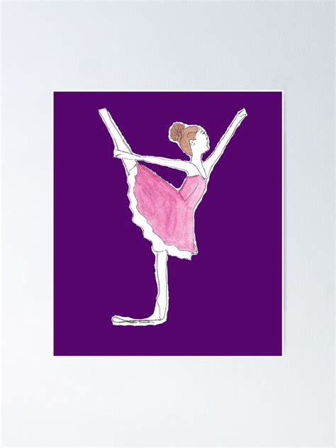 Ballerina Arabesque En Pointe Poster For Sale By Alicatoriginals