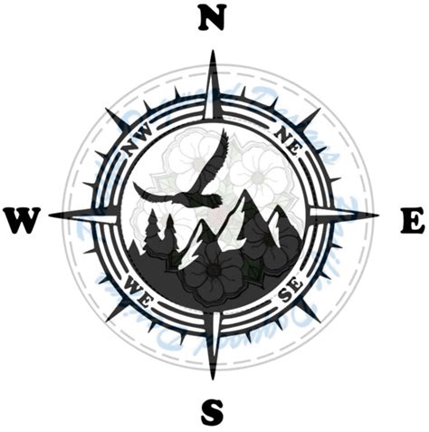 Wilderness Compass Permanent And Removeable Decal Camper Permanent Vinyl Decal Removeable