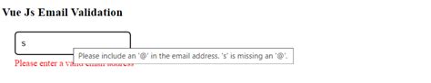 Vue Js Email Validation Using Custom Validation Rules For Email Inputs In Vue Js