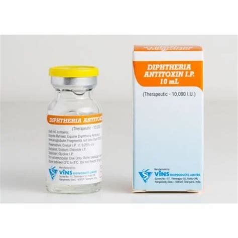 Diphtheria Antitoxin Injection At Rs 890vial Diphtheria Antitoxin