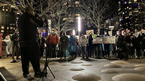 Portland Police Arrest Protester During Ice Demonstration