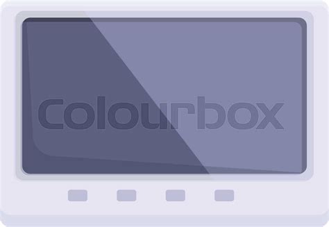 Intercom Building Icon Cartoon Vector Door System Alarm Ac Colourbox