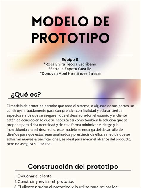 Modelo De Prototipo Pdf Informática Ciencias De La Computación