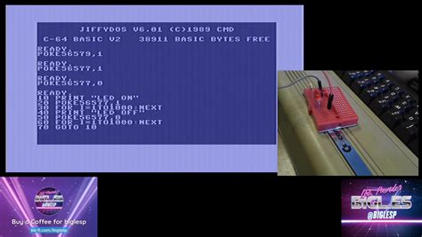 Friday Fun Making An LED Blink With A Commodore 64