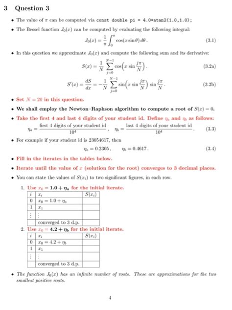 3 Question 3 The Value Of π Can Be Computed Via Const